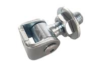 China M18 Cast Iron Gate Hinge Hardware Fixings With Round Plated for sale