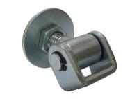 China M18 Cast Iron Gate Hinge Hardware Fixings With Round Plated for sale