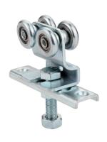 China 28mm 38mm 54mm Heavy Duty Commercial Sliding Door Track Rollers Rail Trolley Wheel for sale