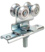China 28mm 38mm 54mm Heavy Duty Commercial Sliding Door Track Rollers Rail Trolley Wheel for sale