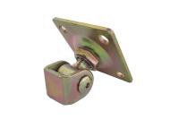 China zinc plated sliding gate hinge with square plated M20 for sale