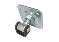 China zinc plated sliding gate hinge with square plated M20 for sale