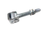 China yellow galvanized out swing gate hinge with long bolt M16 for sale