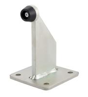 China Automatic silver metal Gate Rubber Stopper To Buffer Farm Wooden Gate Stopper for sale