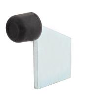 China Automatic silver metal Gate Rubber Stopper To Buffer Farm Wooden Gate Stopper for sale