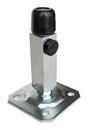 China Automatic silver metal Gate Rubber Stopper To Buffer Farm Wooden Gate Stopper for sale