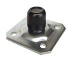 China Automatic silver metal Gate Rubber Stopper To Buffer Farm Wooden Gate Stopper for sale