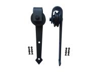 China Wooden Door Fence Barn Gate Hardware 2m 3m 4m 8 Foot  6 Foot Barn Door Track for sale