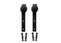 China Wooden Door Fence Barn Gate Hardware 2m 3m 4m 8 Foot  6 Foot Barn Door Track for sale