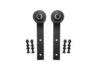 China Wooden Door Fence Barn Gate Hardware 2m 3m 4m 8 Foot  6 Foot Barn Door Track for sale