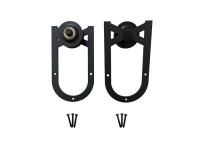 China Wooden Door Fence Barn Gate Hardware 2m 3m 4m 8 Foot  6 Foot Barn Door Track for sale