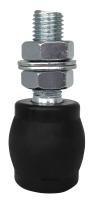 China Zinc Silver Small Nylon Guide Rollers With Bearings 40mm for sale