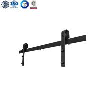 China JNK Sliding Barn Gate Hardware Sliding Wood Door Hardware With Rollers Handle Latch for sale