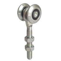 China Heavy Duty Commercial Sliding Door Rollers Wheels 38mm M12 2 Wheel for sale