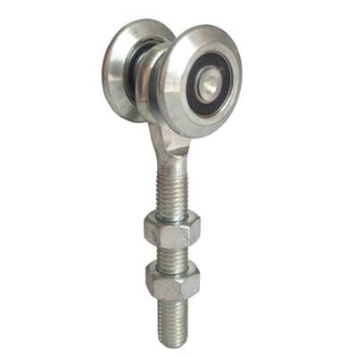 China Heavy Duty Commercial Sliding Door Rollers Wheels 38mm M12 2 Wheel for sale