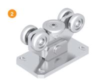 China cantilever wheels heavy duty gate wheel Full 7