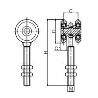 China Barn Top Sliding Door Rails And Rollers 55mm With Bearing  Two Wheels for sale