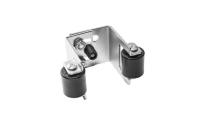 China 195x225mm Cantilever Sliding Gate Roller Holder With 2 Nylon Rollers For Cantilever Gates Adjustable for sale