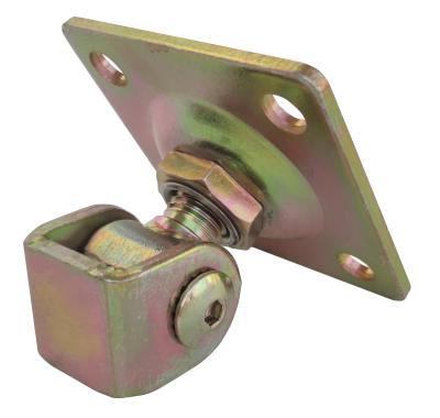 China M20 yellow zinced Gate  Adjustable Hinge With Square plate for swing door for sale