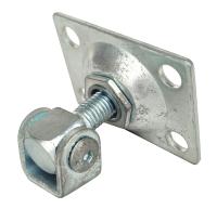 China M20 yellow zinced Gate  Adjustable Hinge With Square plate for swing door for sale