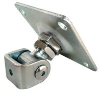 China M20 yellow zinced Gate  Adjustable Hinge With Square plate for swing door for sale