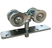 China 1 inch Hanging Closet Door Rollers for Sliding Gates Windows garage shower 4 Wheels for sale