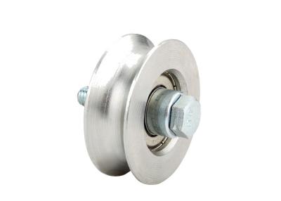 China steel material sliding gate wheel with U groove for sale