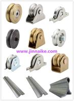 China 78mm High Recess Mount 2 Metal Sliding Gate Wheel Assembly Y Groove for sale