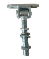 China M20  Adjustable Wood Fence Gate Hinge Hardware With Long Bolt Nut  White SGS IOS TUV for sale