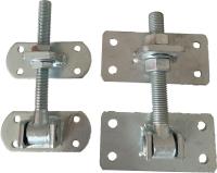 China M18 Stainless steel Adjustable Gate Hinge Connect plate for wooden gates for sale