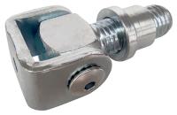 China Galvanized white M16 hinges adjustable weld-on hinges with nut swing gate hinges for sale