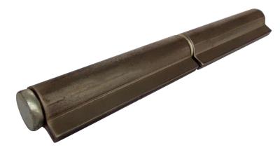 China barrel heavy duty weldable gate hinge Hardware for gates fences doors Hatch On Brass Bush 16x100mm for sale