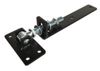 China Black powder coated M20 entrance gate hinges swing door adjustable long hinges for sale