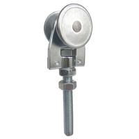China heavy duty  1/2 sliding closet door rollers and tracks wheels replacement 2 wheels 47mm for sale