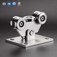 China Steel Heavy Duty Sliding Door Trolley Wheels 5 Or 8 for sale
