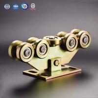 China Steel Heavy Duty Sliding Door Trolley Wheels 5 Or 8 for sale