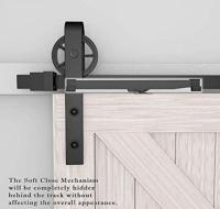 China 14 Ft 144 Inch Barn Gate Hardware 70-160lb Soft Close Sliding Barn Door Hardware Mechanism for sale