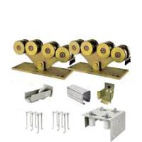 China 8 wheels 5 wheels Cantilever door hardware outdoor silvery gold kits for sale