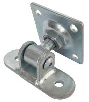 China Agricultural 90 Degree Gate Hinge M16 Bolt On Adjustable With Plate for sale