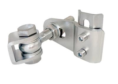 China M16 White Zinc Steel Hinge 4d Double Direction Adjustable Weld On Hinges For Swing Door for sale