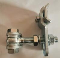 China M16 White Zinc Steel Hinge 4d Double Direction Adjustable Weld On Hinges For Swing Door for sale