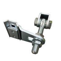 China M16 White Zinc Steel Hinge 4d Double Direction Adjustable Weld On Hinges For Swing Door for sale