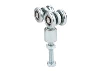 China Commercial Industrial Sliding Door Track Rollers 25mm 38mm 44mm 55mm for sale