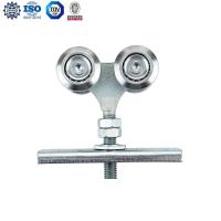 China 55mm-25mm top sliding barn door hanging rollers wheel Heavy duty galvanized steel for sale