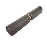 China 19x110 Self Color Round Head Barrel Hinge Solid Steel Welding Hinge With Steel Ball For Swing Door for sale