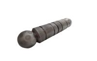 China 19x110 Self Color Round Head Barrel Hinge Solid Steel Welding Hinge With Steel Ball For Swing Door for sale