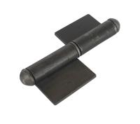 China 20x120mm Heavy Duty Weldable Barrel Hinges On Gate Swing With Washer Self Color Flag for sale