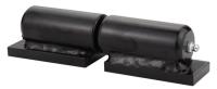 China 5'' Heavy Duty Gate Barrel Hinges Wrought Iron Gate Brackets Fixings Powder Coated Black for sale
