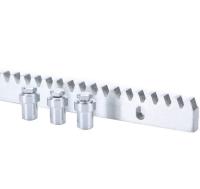 China Heavy Duty 12mm Steering M4 Steel Gear Rack For Sliding Gate Openers for sale