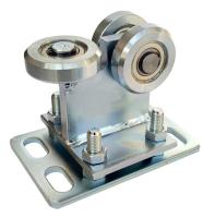 China Telescopic Wood Small Cantilever Gate Kit 3 Wheel Carriage 80x80 Track 68mm for sale